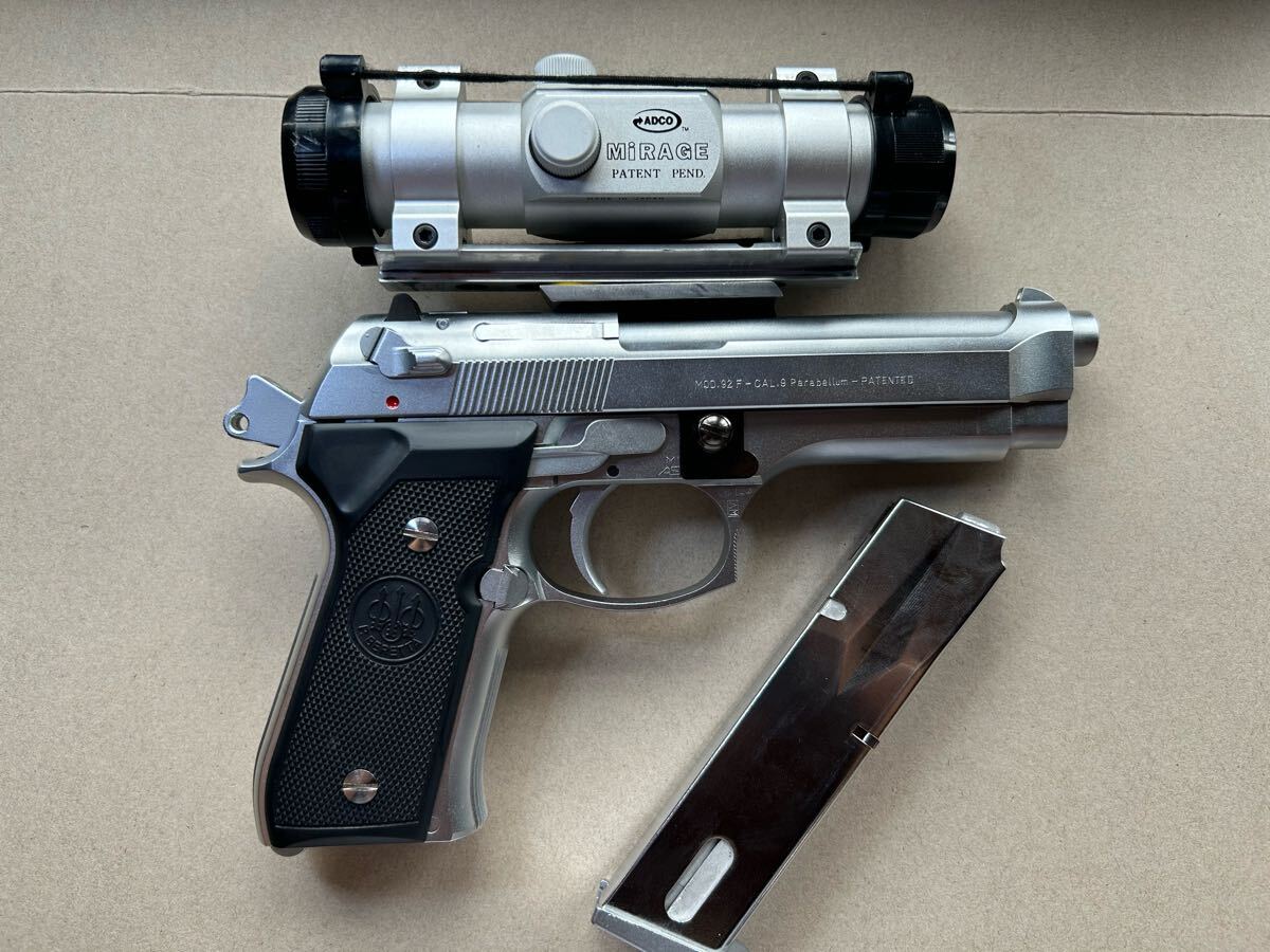 Yahoo!オークション - MGC G17ガスブロ AIMSTAR ベレッタ92F固定スライ...