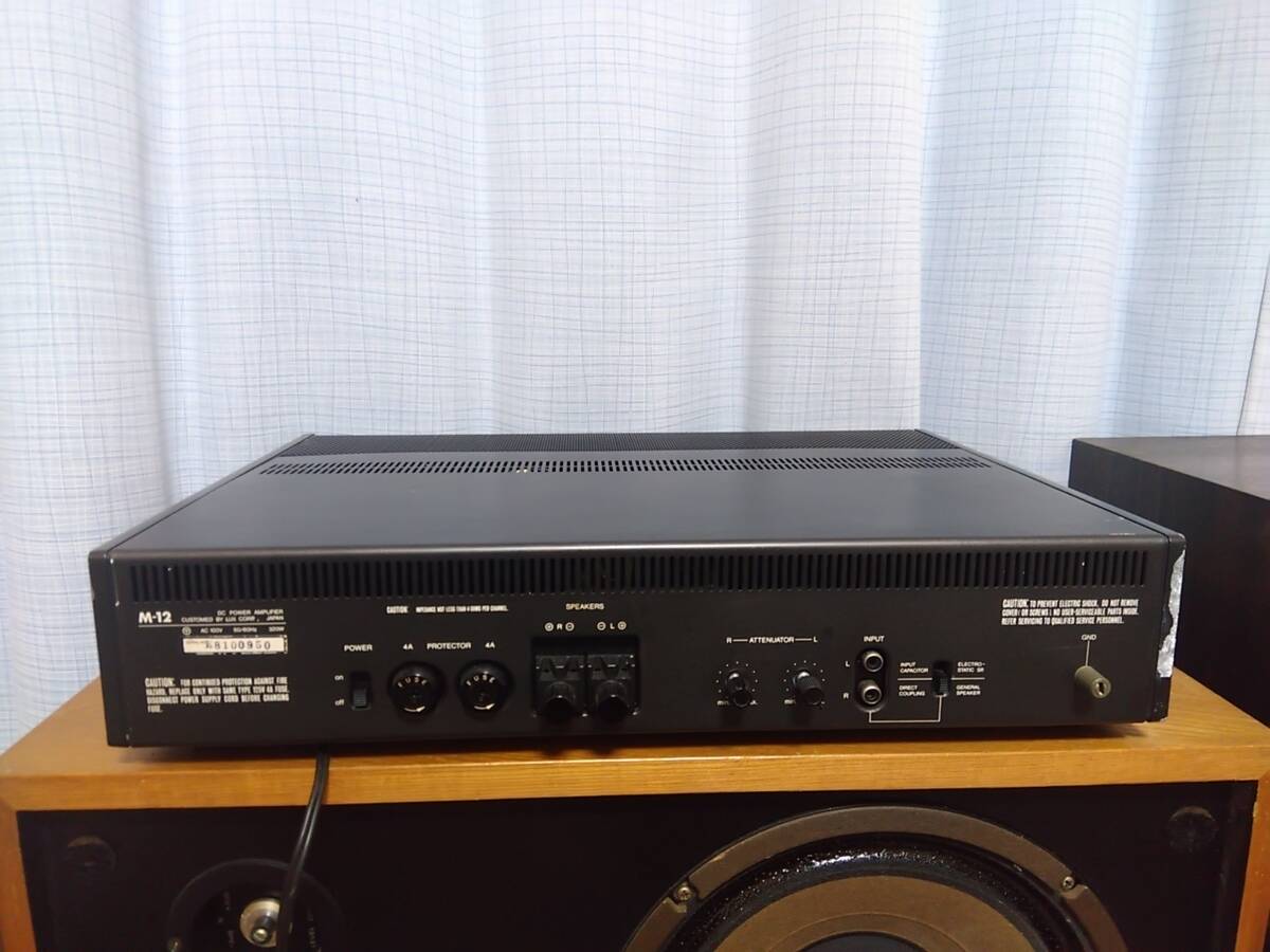 Yahoo!オークション - ラックスマン LUXMAN M-12 パワーアンプ 動作品