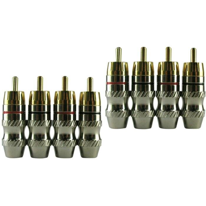 Yahoo!オークション - RCAプラグ RCAコネクタ ピンプラグ ハンダ式 自...