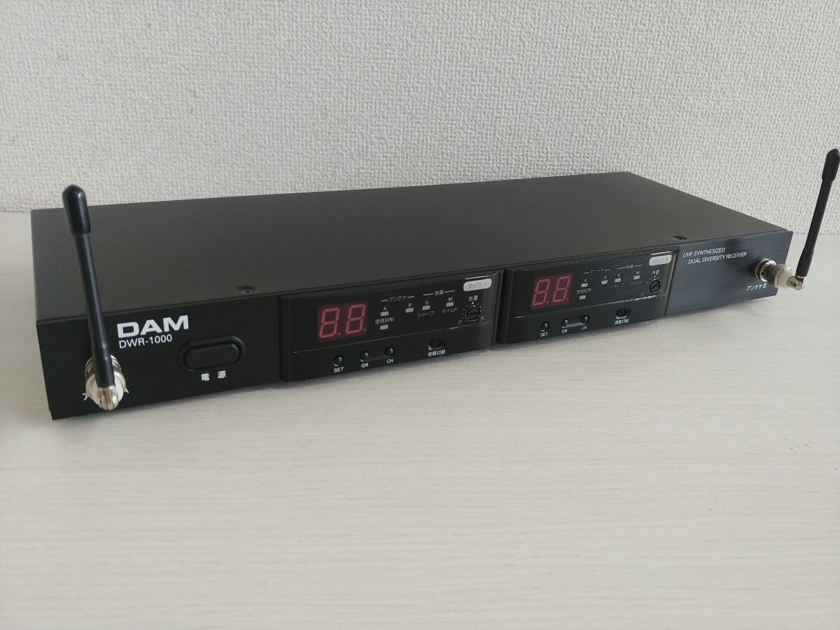 Yahoo!オークション - DAM 第一興商 DWR-1000 ワイヤレスレシーバー カ...