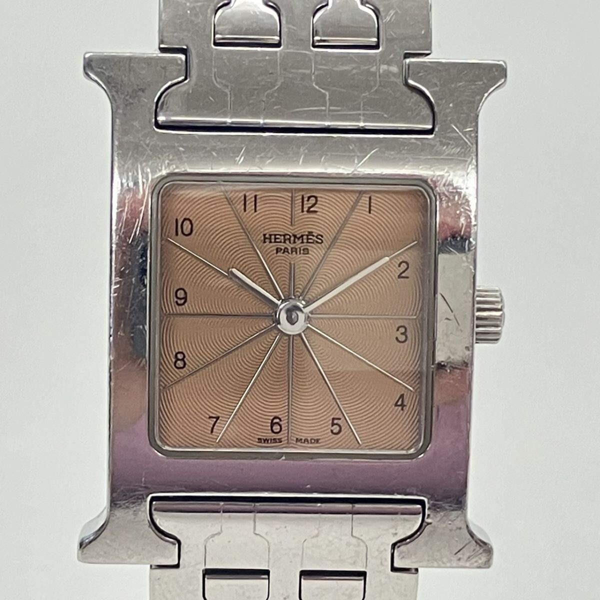 Yahoo!オークション - F019-I67-899 【電池交換済み/稼働】 HERMES エ...