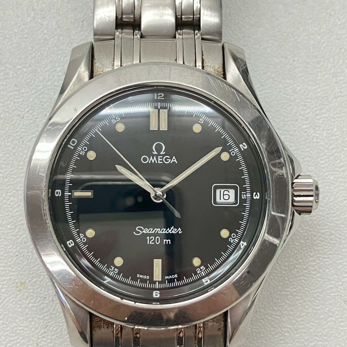 Yahoo!オークション - G024-CH2-2055 【電池交換済み/稼働】 OMEGA Ω ...