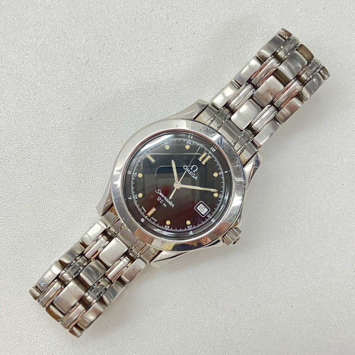 Yahoo!オークション - G024-CH2-2055 【電池交換済み/稼働】 OMEGA Ω ...