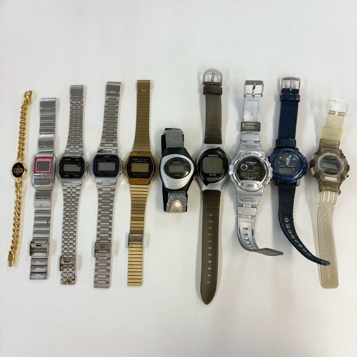 Yahoo!オークション - G238- -0 腕時計 10点まとめ セット CASIO YAMAS...