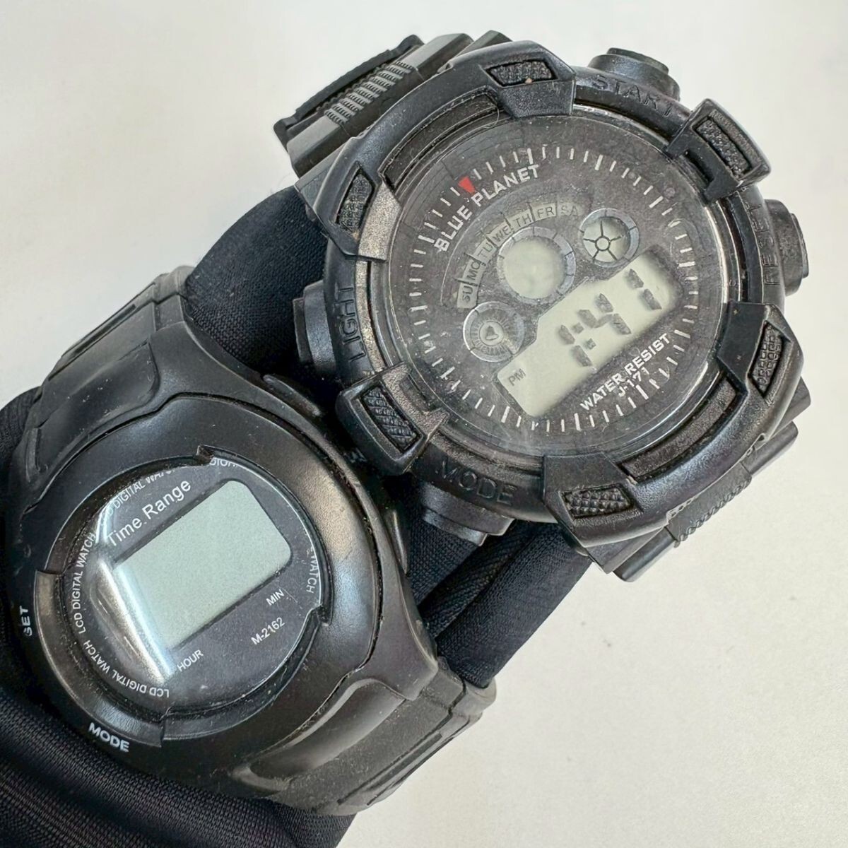 Yahoo!オークション - G241- -0 腕時計 10点まとめ セット TIMEX BLUE ...