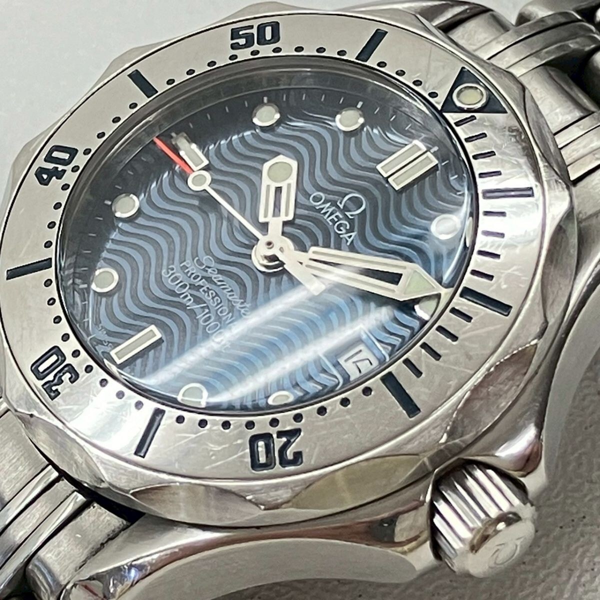 Yahoo!オークション - H017-SG6-903 OMEGA Ω オメガ レディース腕時計...