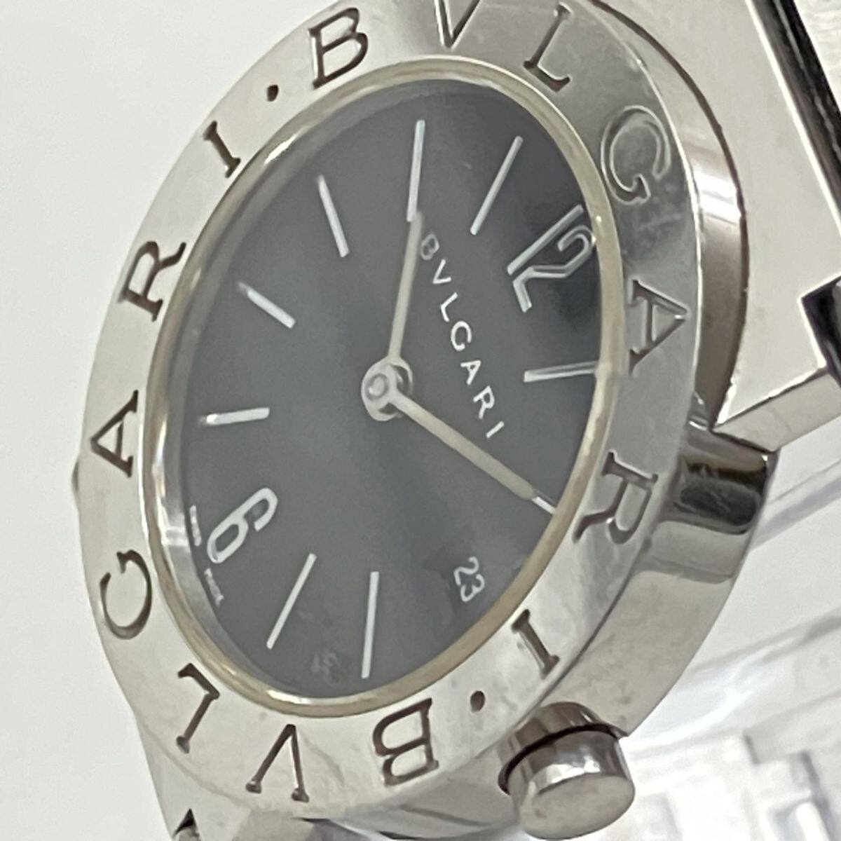 Yahoo!オークション - I103-O15-8114 【電池交換済み/稼働】 BVLGARI ...