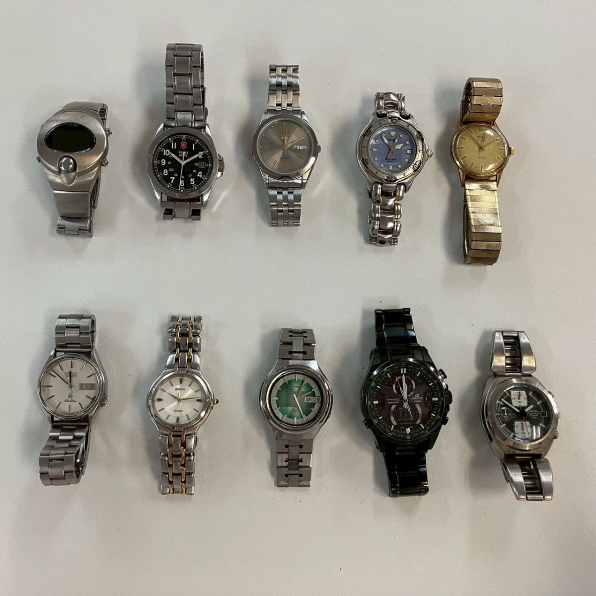 Yahoo!オークション - I702- 腕時計 10点 まとめセット CASIO EDIFICE ...