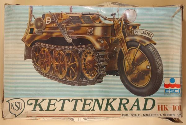 Yahoo!オークション - ESCI NSU KETTENKRAD 1/9 中古