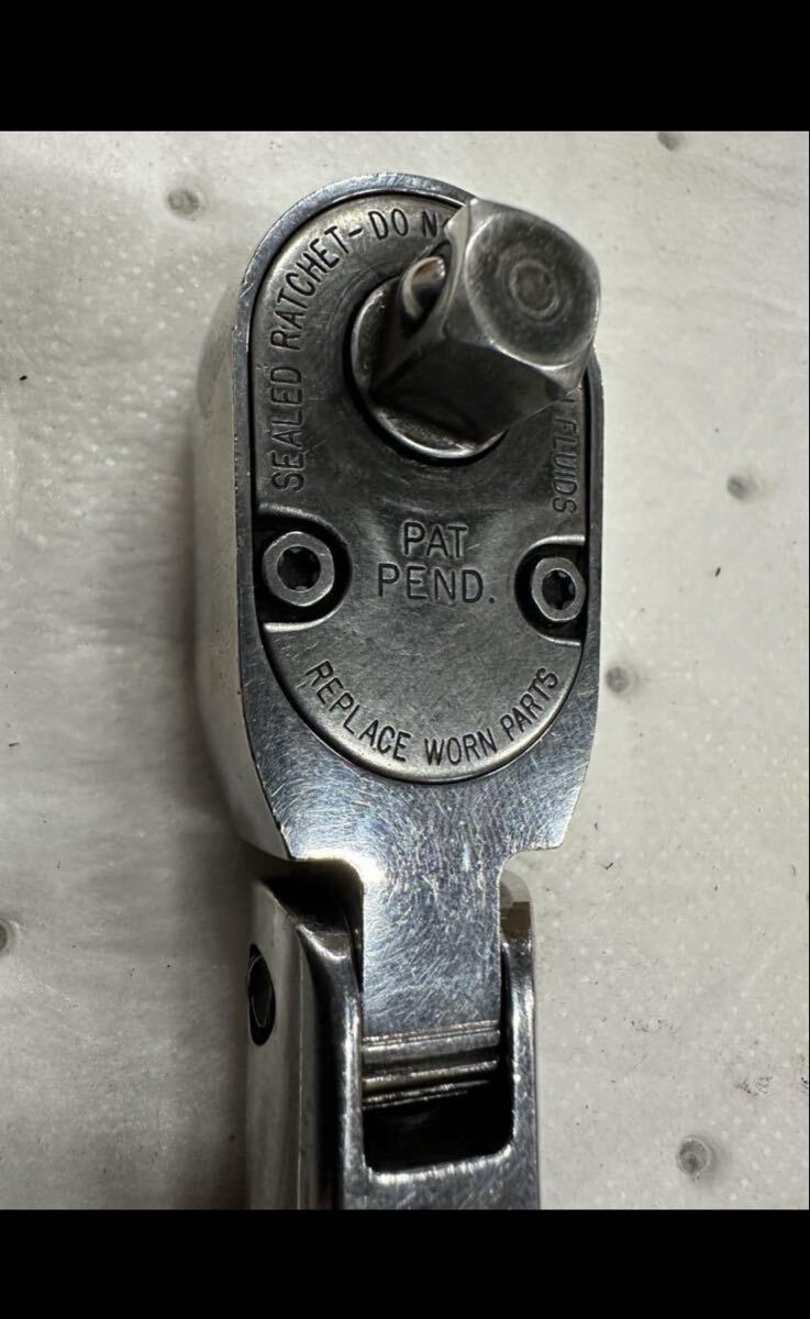 Yahoo!オークション - Snap-on FX80 3/8フレックスラチェットハンドル