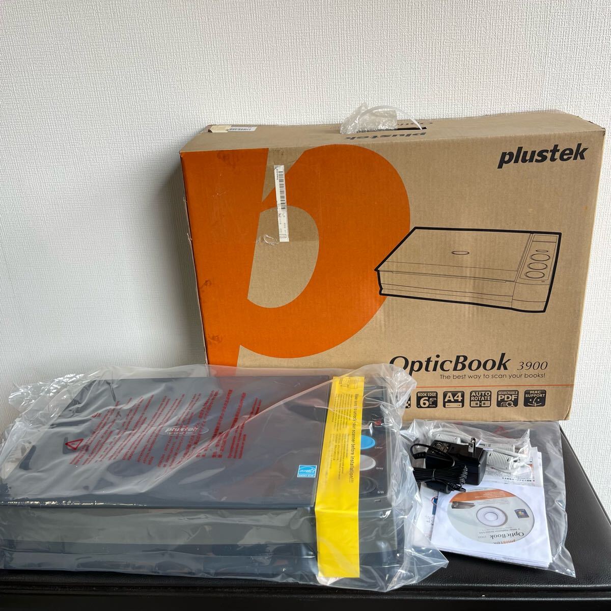 Yahoo!オークション - f2【未使用】plustek OpticBook 3800 ブラックヘ...