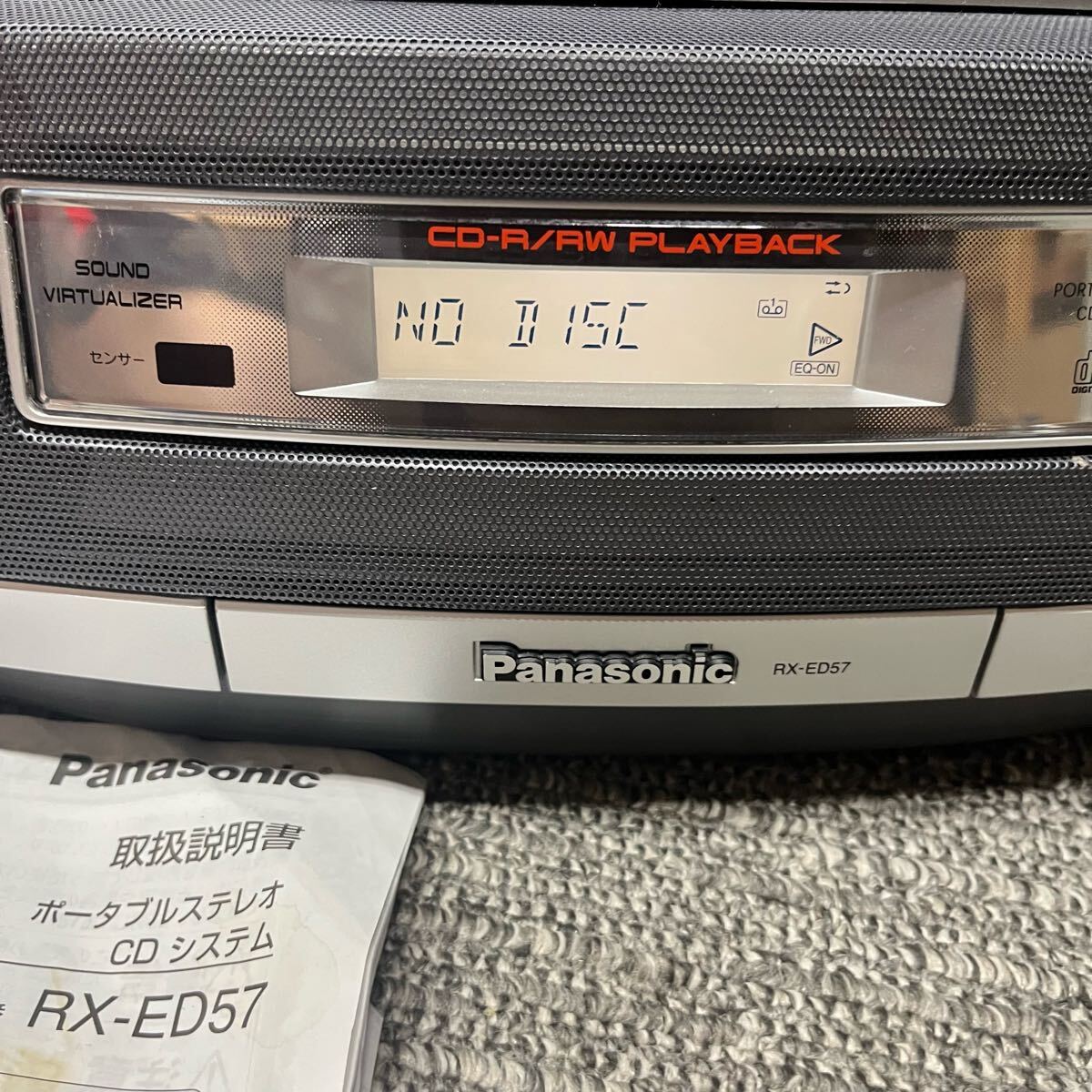 Yahoo!オークション - 12-1 Panasonic パナソニック CDラジカセ RX-ED5...