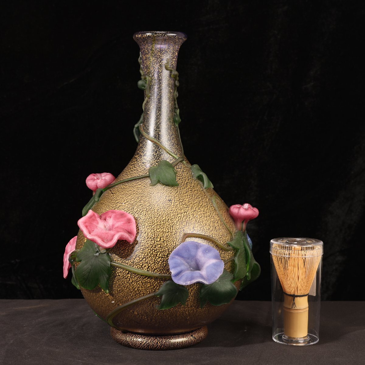 Yahoo!オークション - 【珍品堂】1円から L79-V95 人間国宝 ガラス工芸...