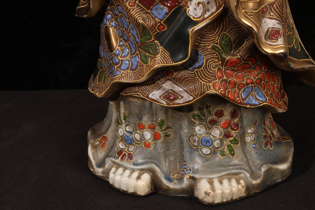 Yahoo!オークション - 【珍品堂】1円から S56-V08 九谷焼 金蘭手 金彩 ...