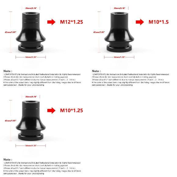 AL ユニバーサル M10X1.5 M10X1.25 M12X1.25 糸 シフト ノブ ブーツ 固定器具 アダプタ マニュアル ギア M12×1.25 M10×1.25 AL-RR-6399 ...