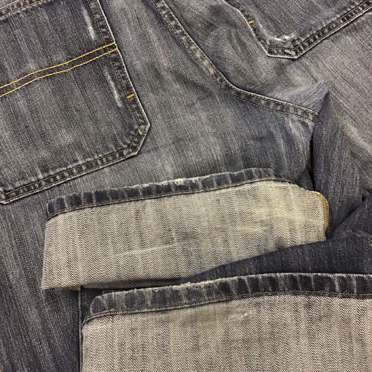 Yahoo!オークション - 【GG286】TOMMY HILFIGER W36 L34 色落ち加工 ジ...