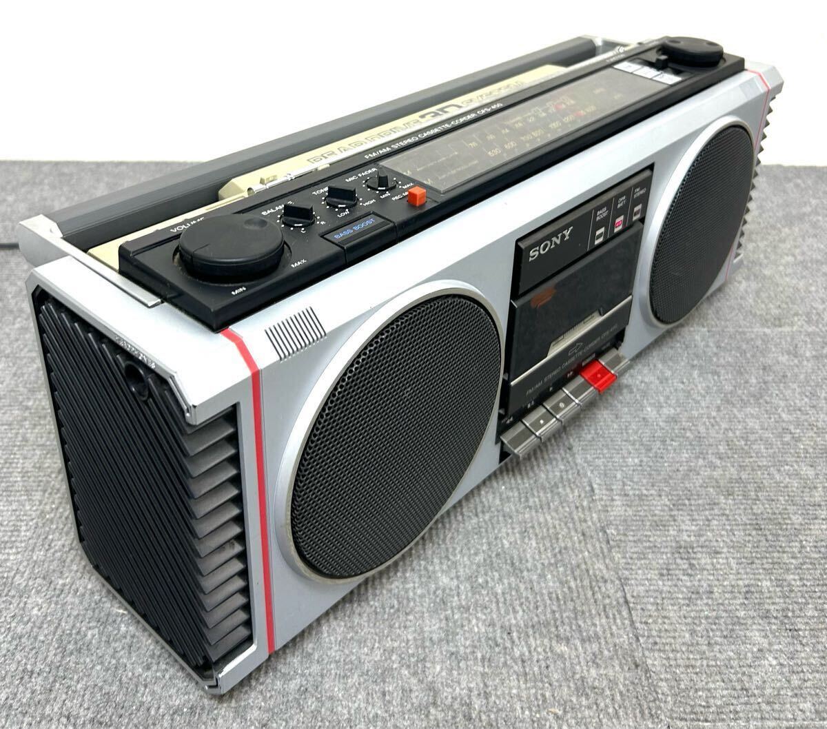 Yahoo!オークション - SONY ラジカセ CFS-450 ソニー ステレオカセット...