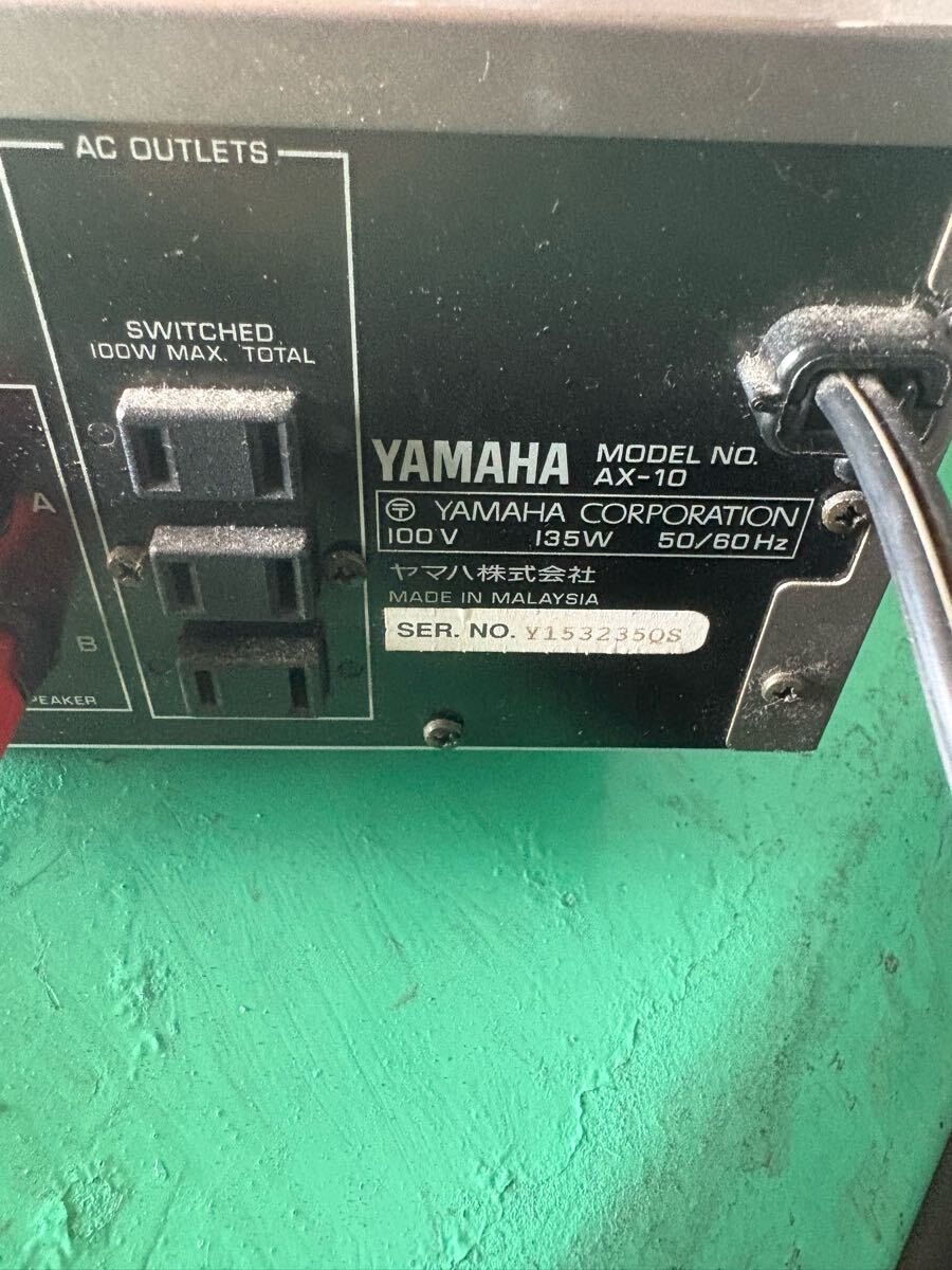 Yahoo!オークション - YAMAHA AX-10 プリメインアンプ