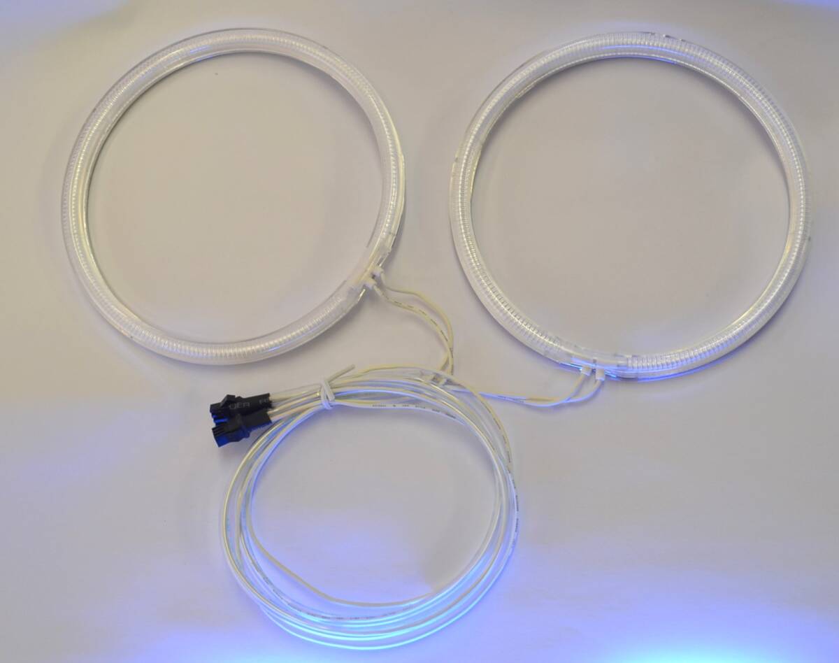 Yahoo!オークション - 1円～CCFL/ カバ－付イカリング・ブル－・2枚セ...