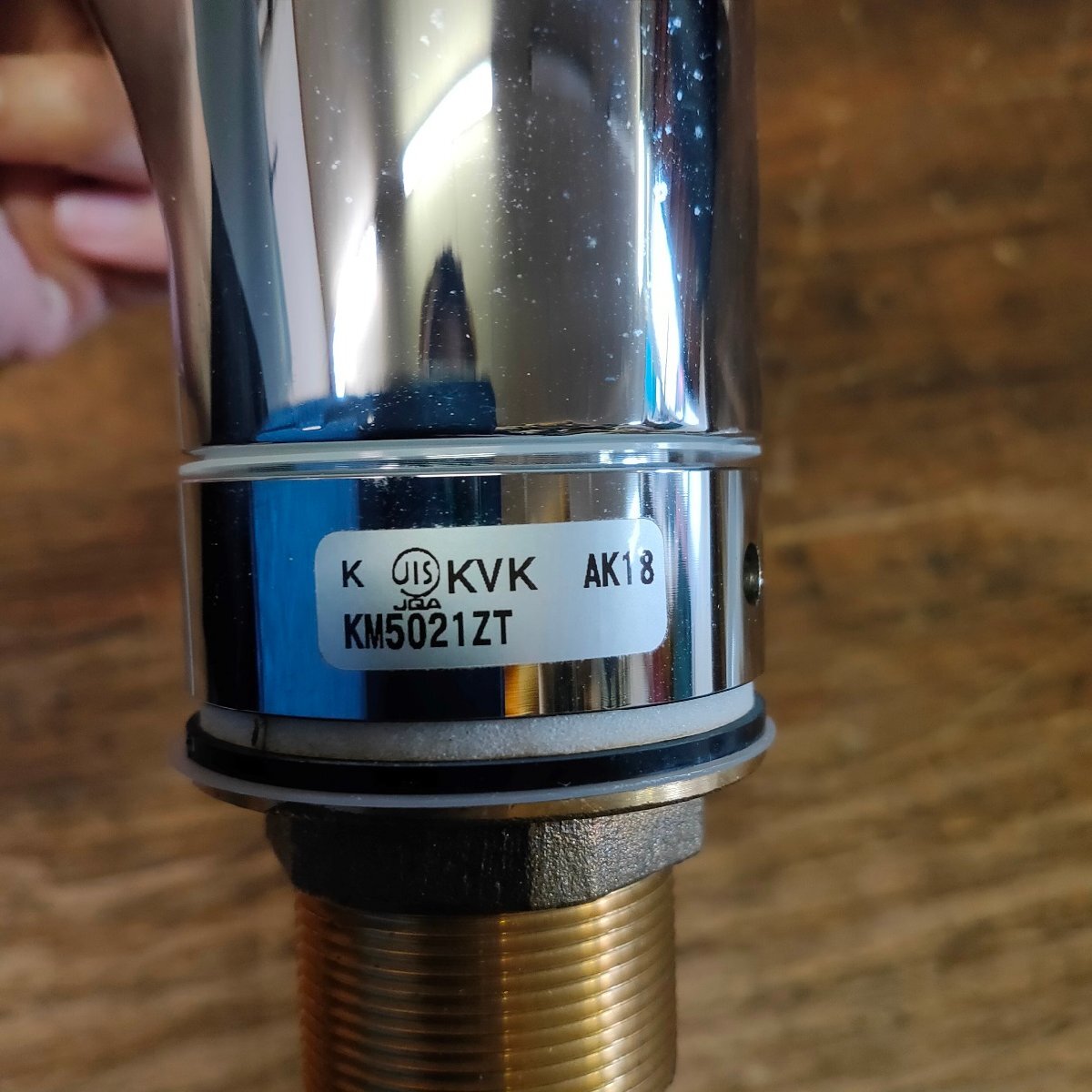 Yahoo!オークション - 【未使用】 KVK KM5021ZT 台付1穴シングルレバー...