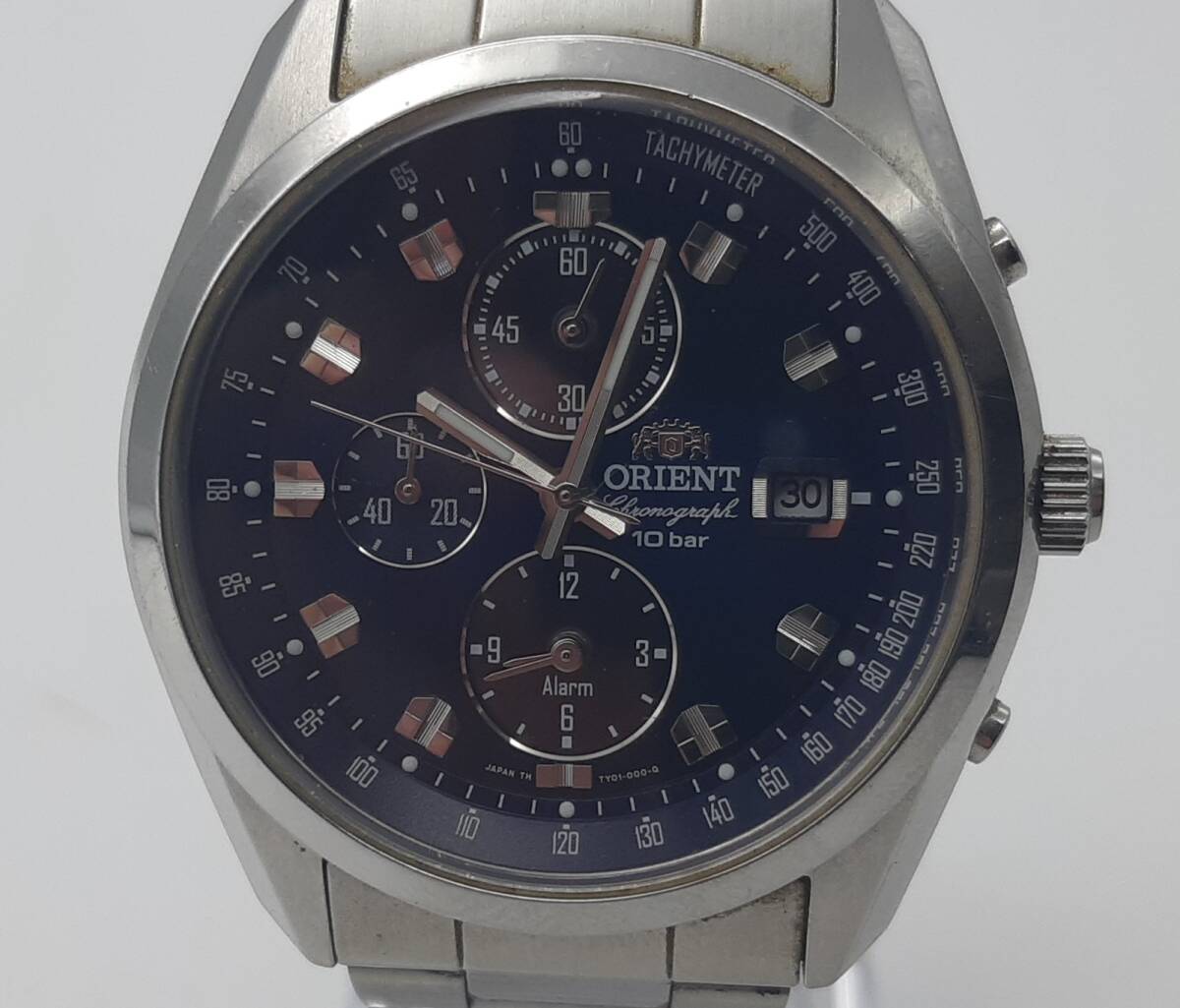 Yahoo!オークション - ORIENT オリエント TY01-C1-B 腕時計 クロノグラ...