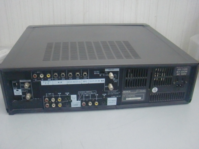 Yahoo!オークション - ソニー/SONY Hi-8/VHS Wデッキ WV-BS2 (MID-386...