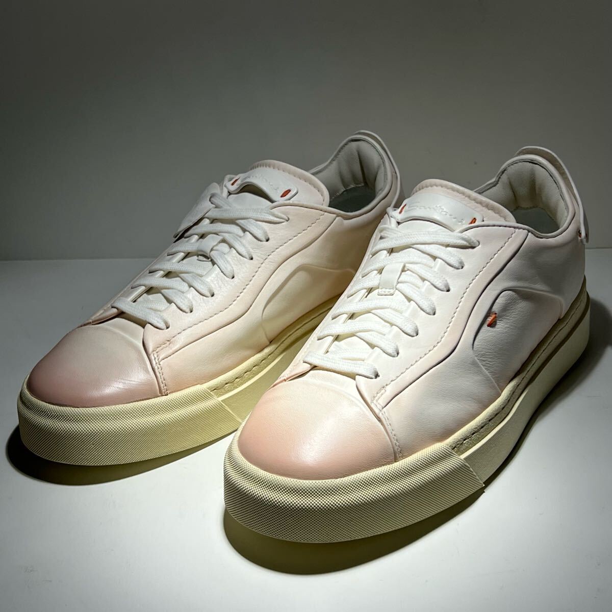 Yahoo!オークション - 新品EU40/UK6/US7サントーニ レザースニーカー ...