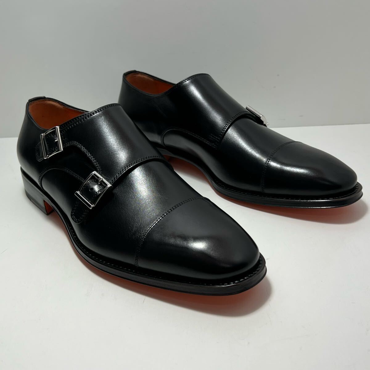 Yahoo!オークション - 新品UK5.5/US6.5サントーニ レザーシューズ ダブ...