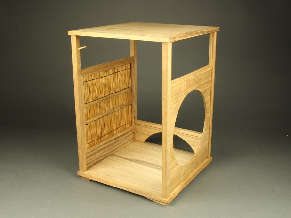 Yahoo!オークション - 【宇】2652 木彫 吉野棚 組立式 茶道具