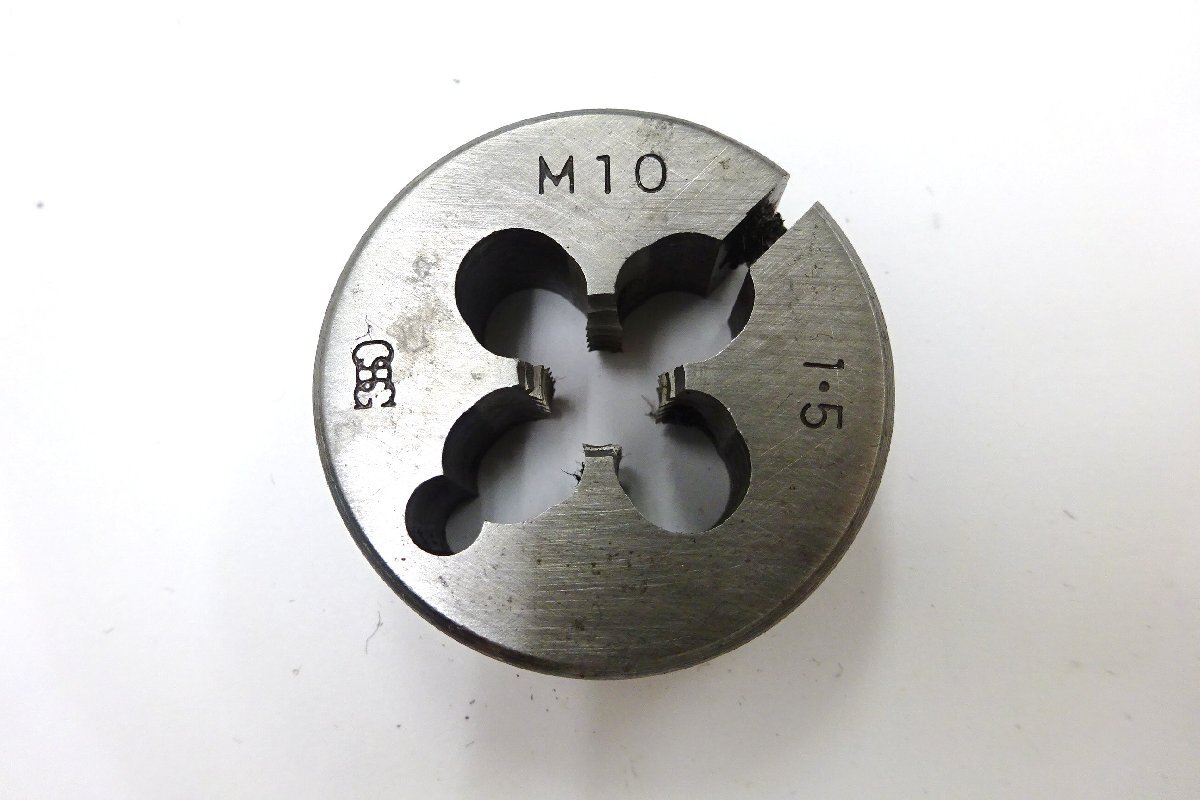 Yahoo!オークション - OSG ダイス M10×P1.5 外径Φ38 送料無料