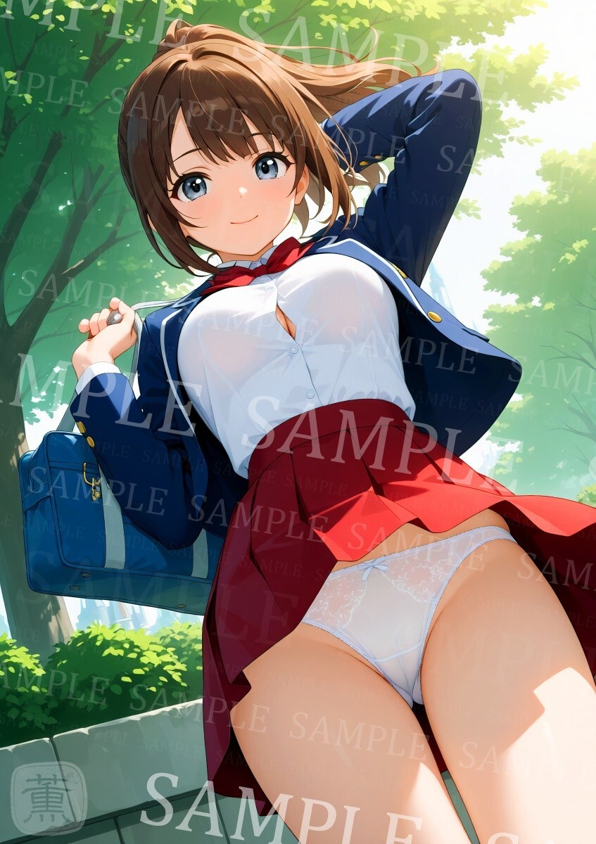 Yahoo!オークション - 5932【かおる】パンチラ 風チラ オリジナル A4 ...