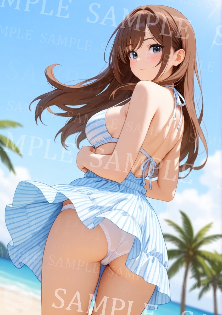 Yahoo!オークション - 7363【かおる】オリジナル アート ポスター A4 ...