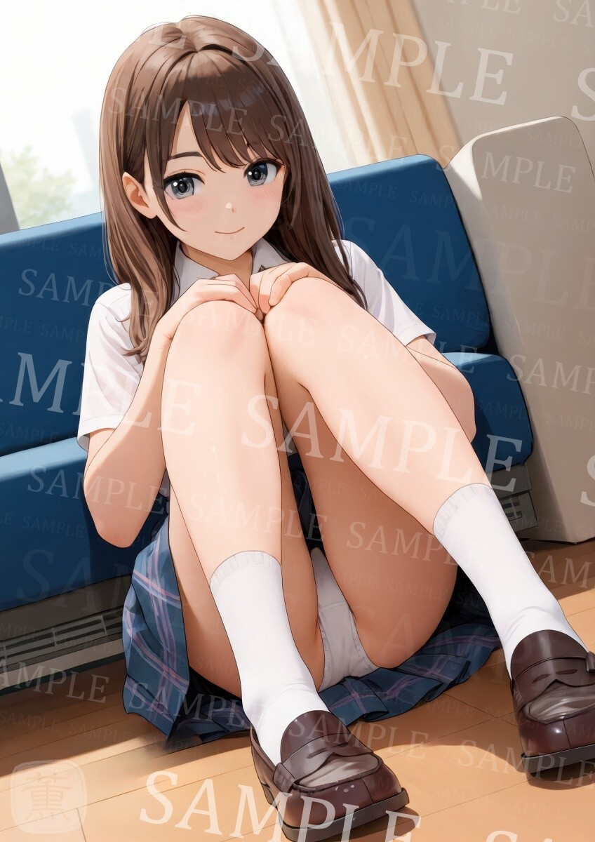 Yahoo!オークション - 8641【かおる】パンチラ オリジナル A4 アート ...