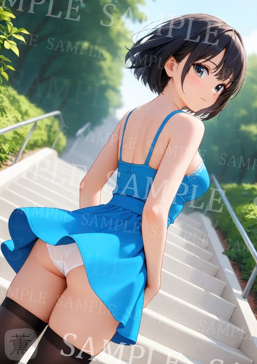 Yahoo!オークション - 7001【かおる】パンチラ 風チラ オリジナル A4 ...