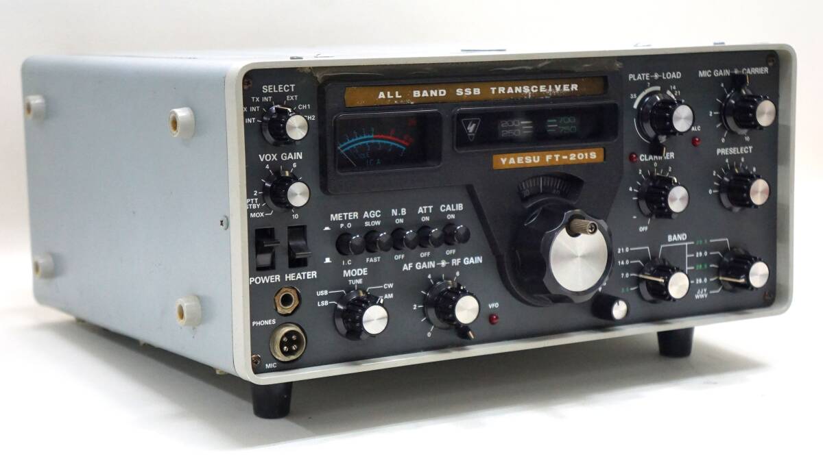 Yahoo!オークション - YAESU FT-201S HF オールモード機 固定機 無線...