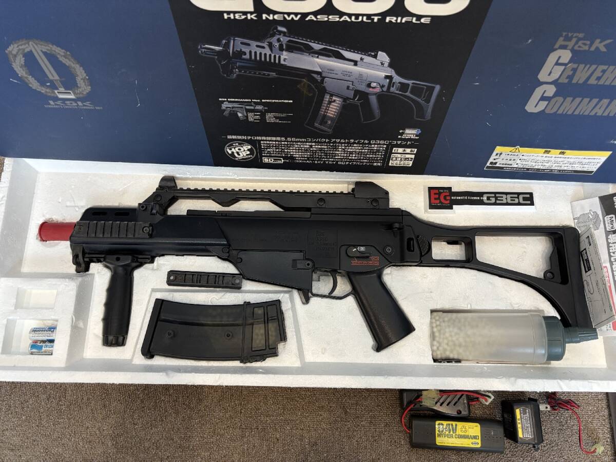 Yahoo!オークション - 東京マルイ H&K G36C 電動エアソフトガン 動作確...