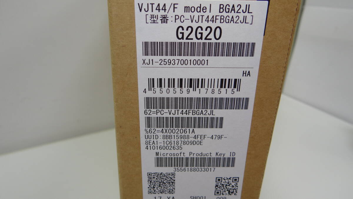 Yahoo!オークション - ①新品 NEC ノートパソコン PC-VJT44FBGA2JL G2G...