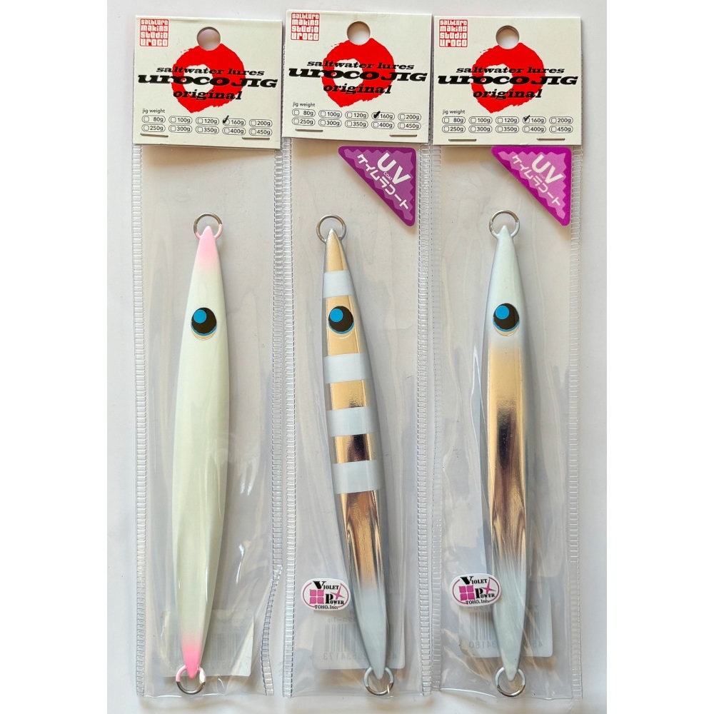 Yahoo!オークション - 送料無料 ウロコジグ オリジナル 160g 3色セット