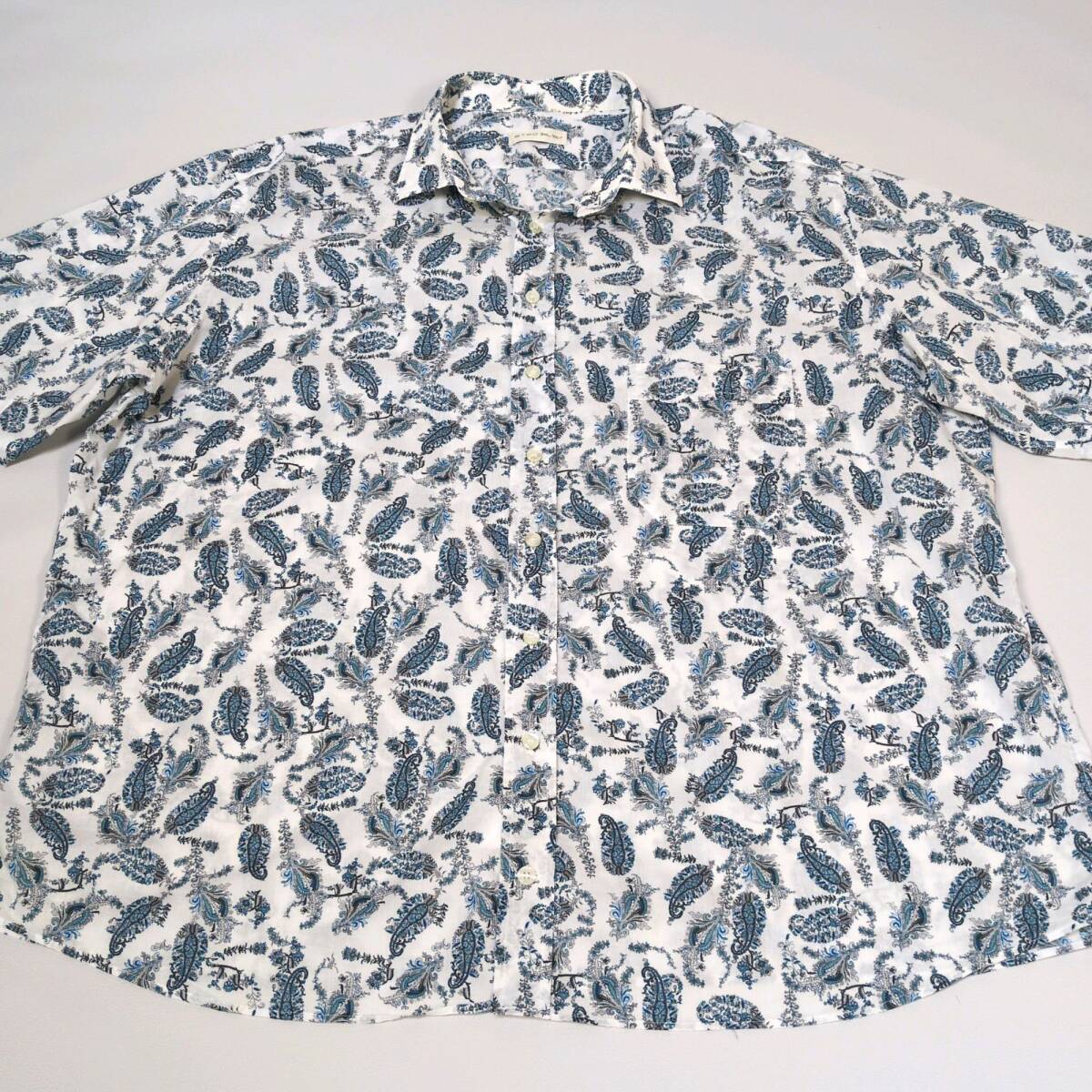 / 3XL 4L エトロ ETRO ペイズリー 現行タグ 総柄 大きい ブルー系 ドレスシャツ 羽織り 通年 半袖 イタリア製(半袖シャツ)｜売買されたオークション情報、yahooの商品情報を ...