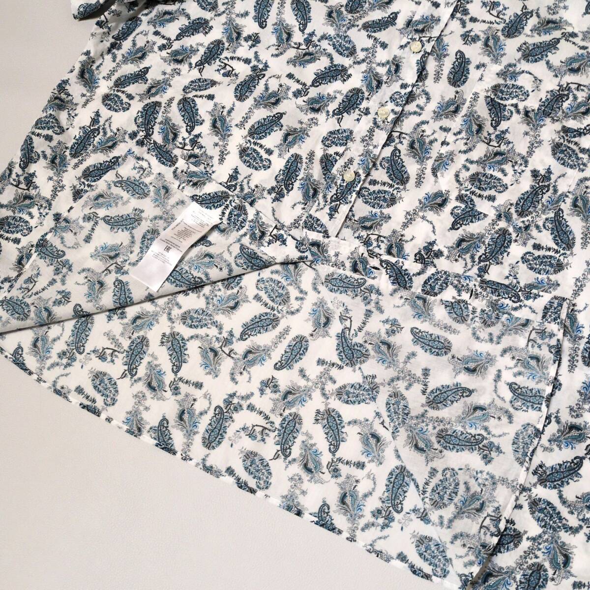 / 3XL 4L エトロ ETRO ペイズリー 現行タグ 総柄 大きい ブルー系 ドレスシャツ 羽織り 通年 半袖 イタリア製(半袖シャツ)｜売買されたオークション情報、yahooの商品情報を ...