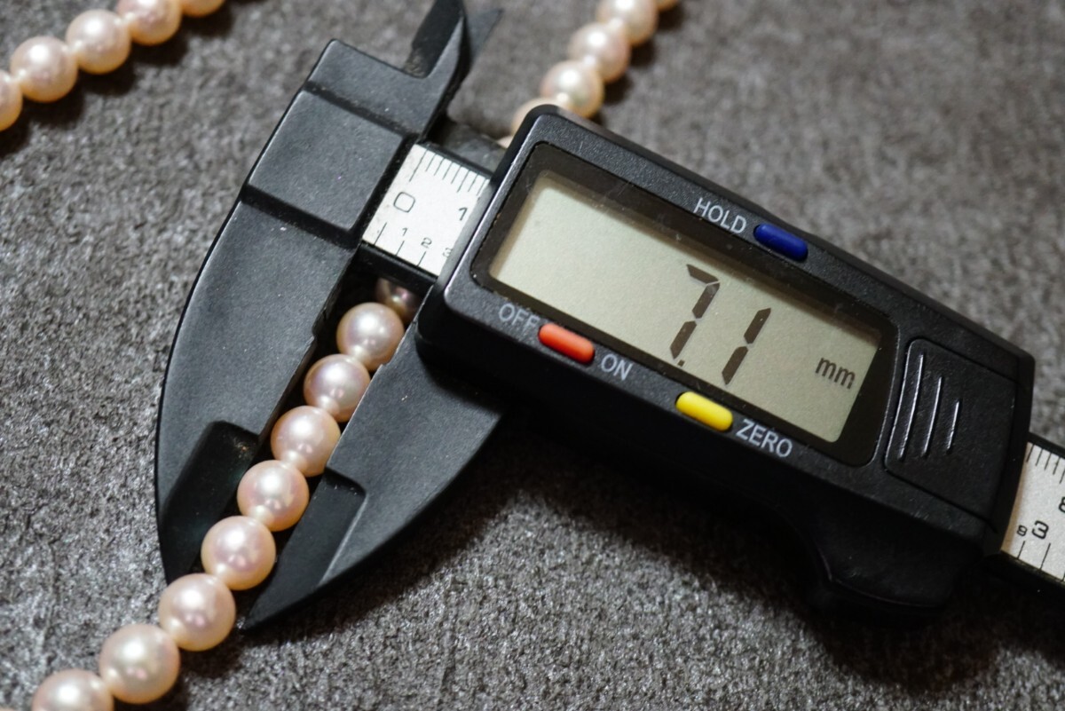 Yahoo!オークション - x27 アコヤ真珠 7.1㎜ 本真珠 パール ネックレス...