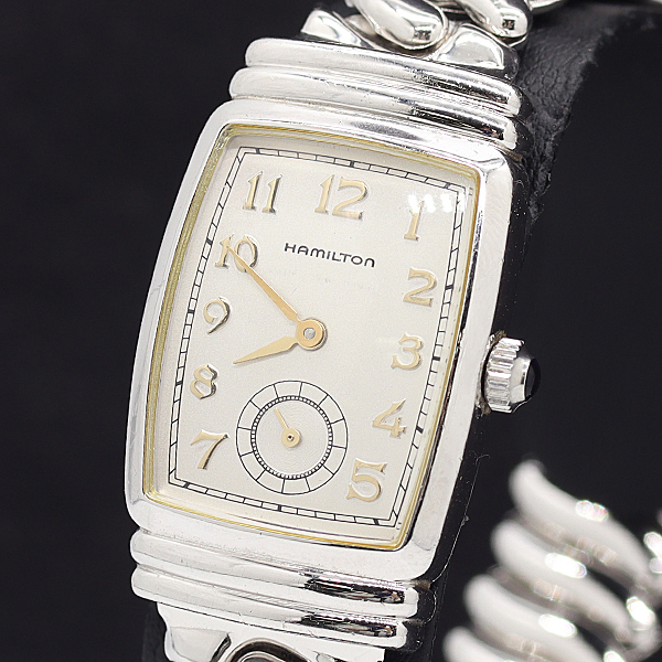 Yahoo!オークション - 1円 ハミルトン ベントン 6249 ホワイト文字盤 Q...