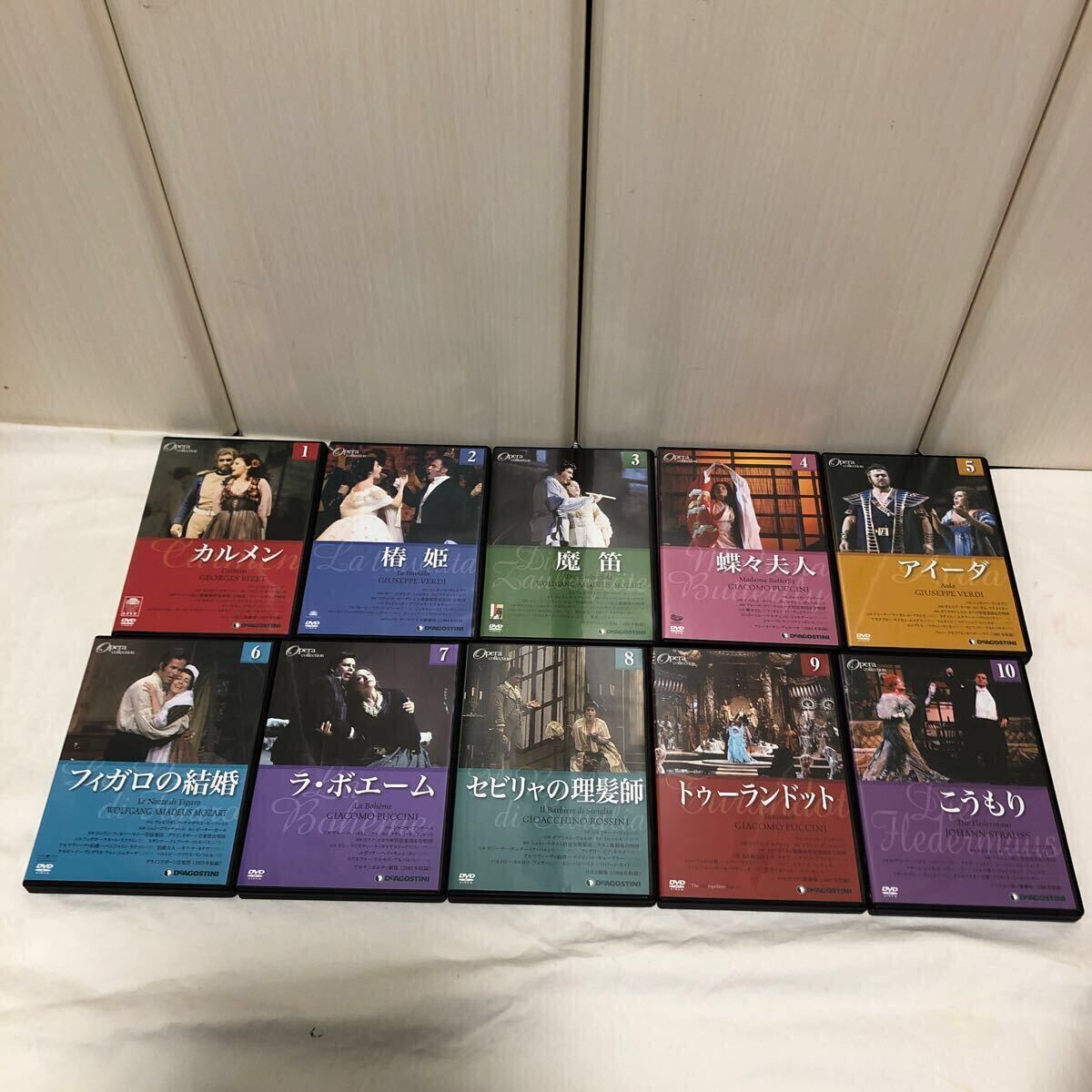 Yahoo!オークション - DVD まとめ ディアゴスティーニ オペラコレクシ...