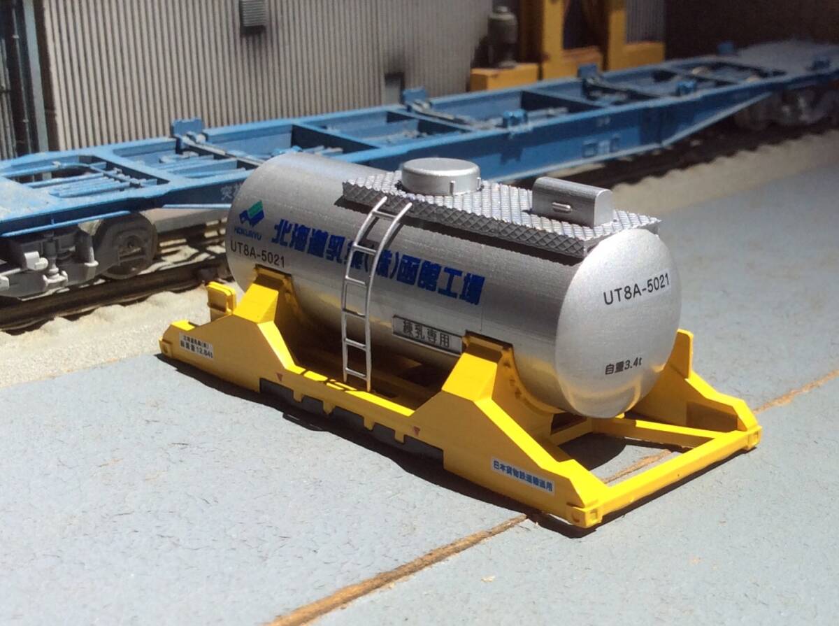 Yahoo!オークション - HO 完成品 UT8A 練乳専用 タンクコンテナ1個 1...