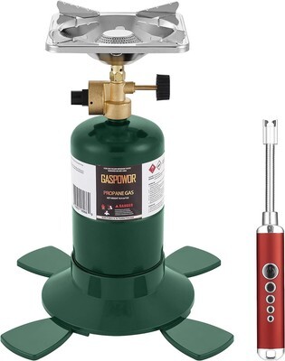 Yahoo!オークション - BottleTop Propane Stove with Adjustable Burne...