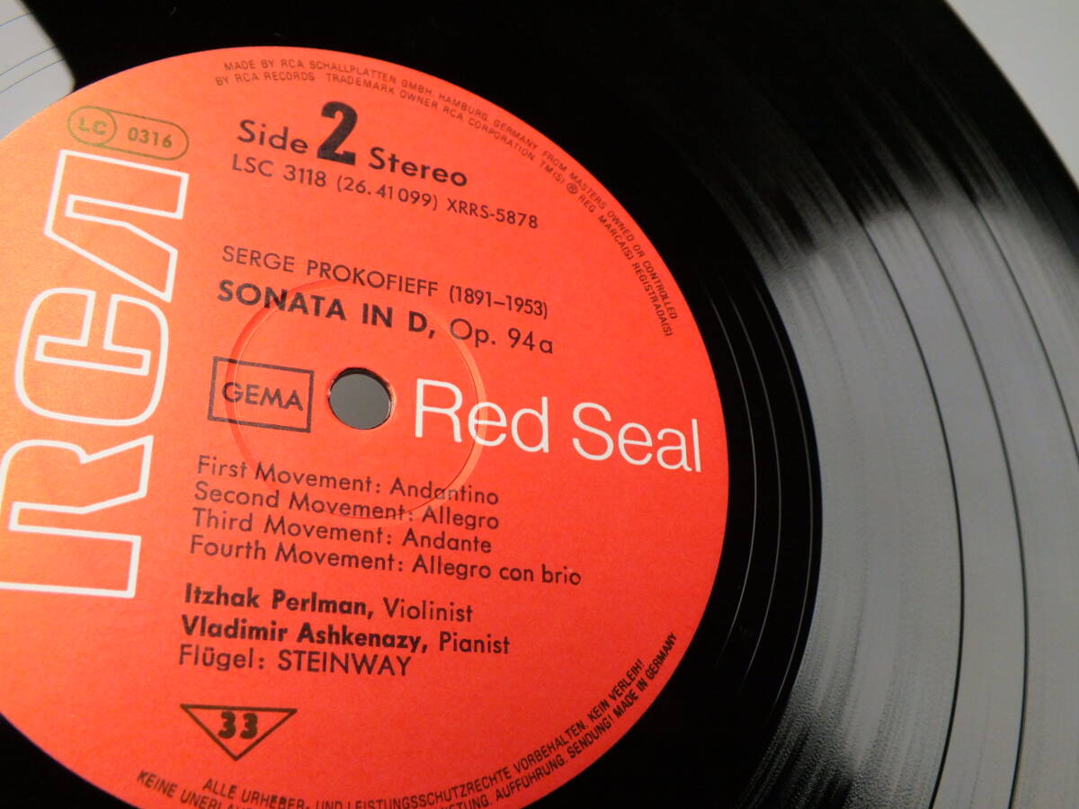 Yahoo!オークション - LSC 3118 【ヴァイオリン】パールマン PERLMAN ...