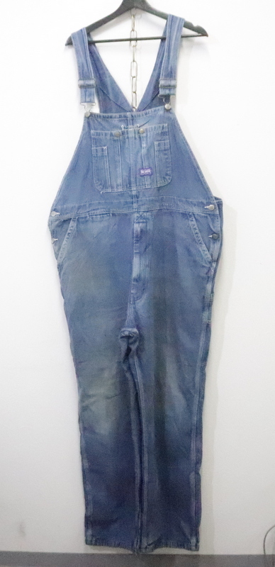 Yahoo!オークション - E608 2000年代製 BIGSMITH デニムオーバオール 0...