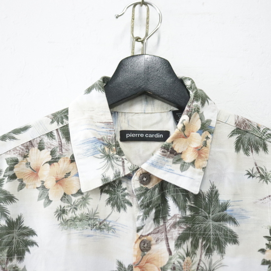 Yahoo!オークション - M679 90sビンテージ ピエールカルダン 半袖アロ...