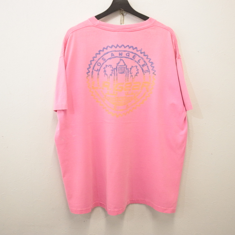 Yahoo!オークション - T929 90sビンテージ LAGEAR 半袖プリントTシャツ...