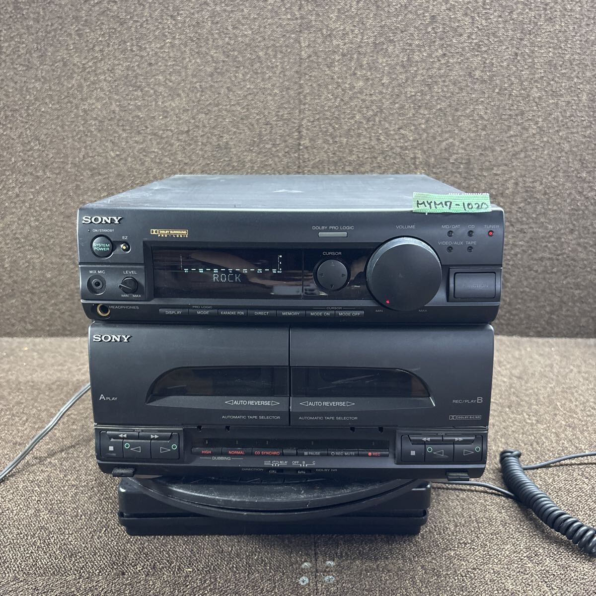 Yahoo!オークション - MYM7-1020 激安 SONY DXA-S90C STEREO CASSETTE ...